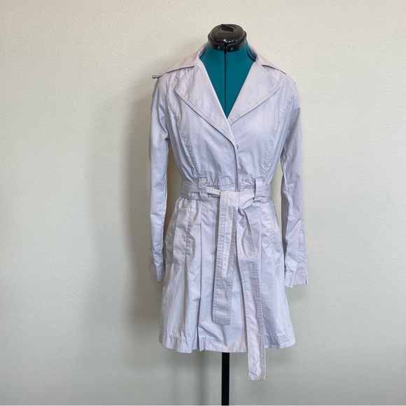 CAbi | Jackets & Coats | Cabi Light Tan Belted Trench Coat Size S ...